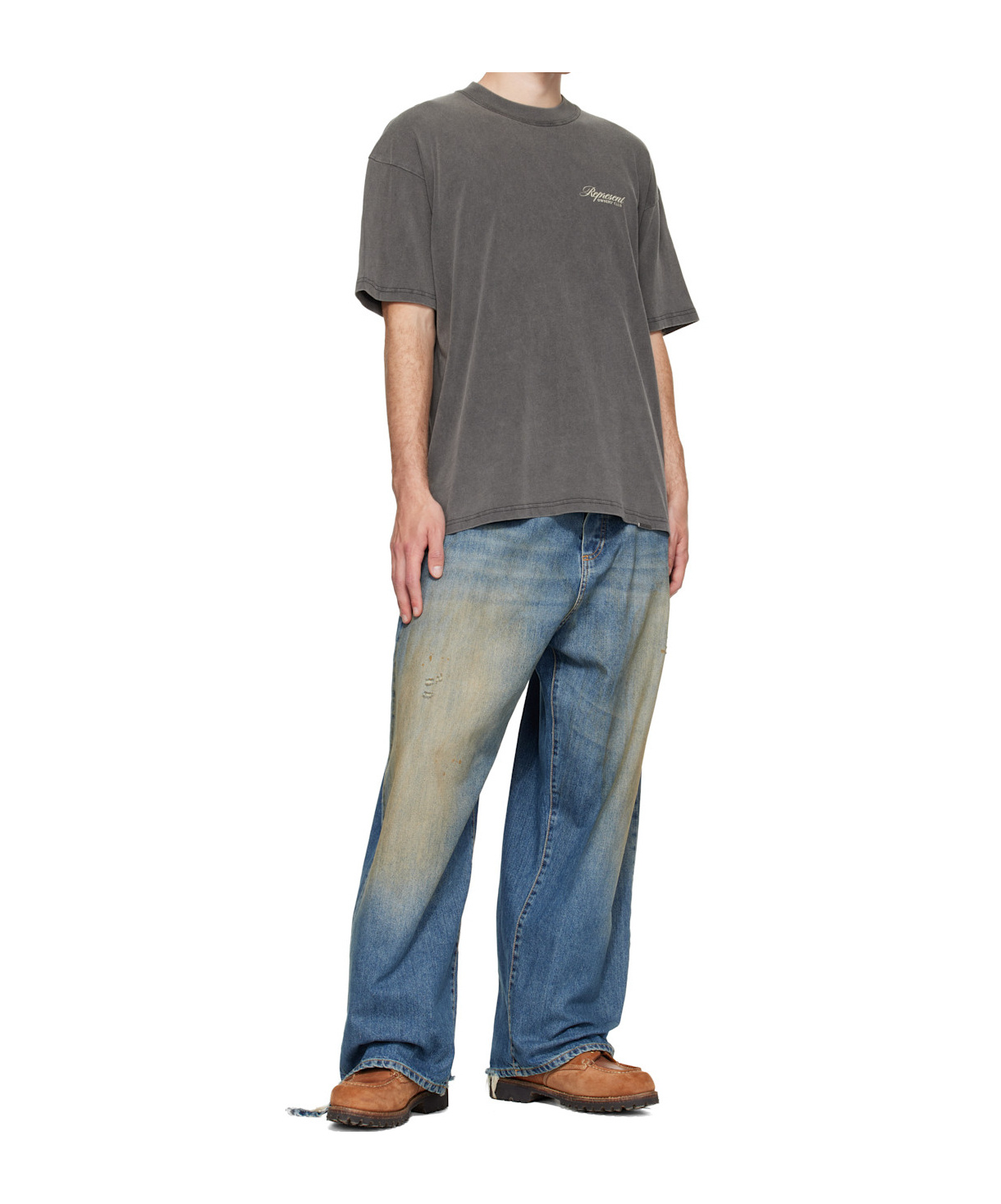 REPRESENT Crew neck short-sleeved T-shirt